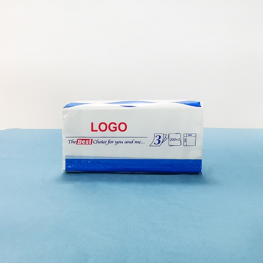 Virgin Wood Pulp 3 Ply 100 Sheet V Fold Facial Tissue Paper- ho-zhong.com